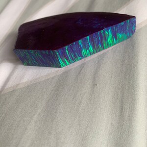 Bello Opal 126g OP14 Lab Created Synthetic Opal Black Opal Rough Stone ...