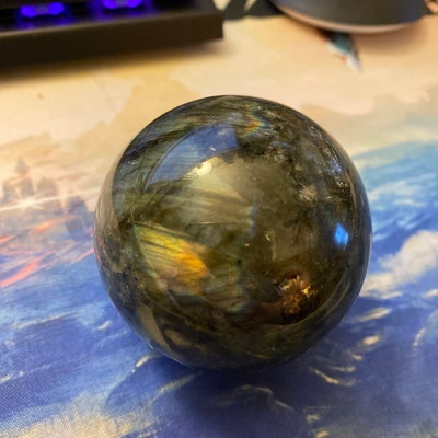 Large Labradorite Crystal Ball Sphere Healing Crystals and Stones - Etsy