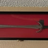 1 Long Sword Display Case Cabinet Wall Shadowbox Medieval Swords Prop ...
