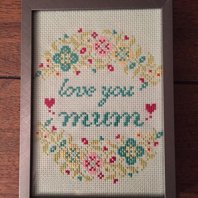 Cross Stitch Pattern, Gift for Mother From Daughter, Mother Cross ...