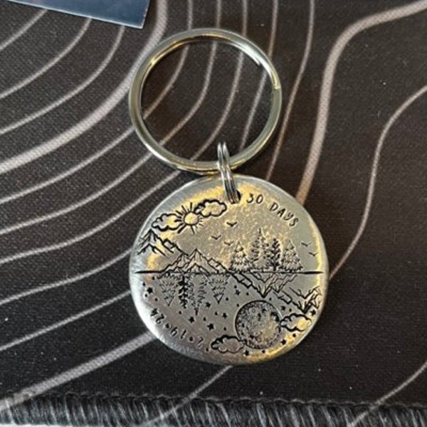 Night and Day Sobriety Coin 30 Days Sober, 60 Days, 90 Days Sobriety ...