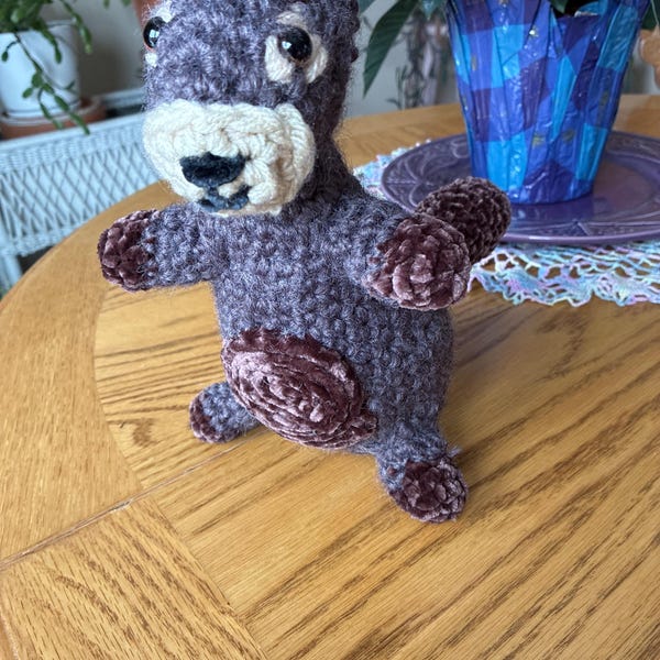 Crochet Pattern for Monty the Realistic Crochet Marmot Aka Groundhog ...