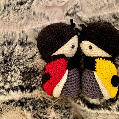 Crochet Pattern Lalylala LADYBIRD / LADYBUG Amigurumi Diy Beetle, Life ...