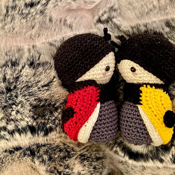 Crochet Pattern Lalylala LADYBIRD / LADYBUG Amigurumi Diy • Beetle ...