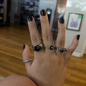 10 Set Multi Ring Stack for Stretched Ears.stackable Gauges Jewelry/ Alternative.twist Rope ...