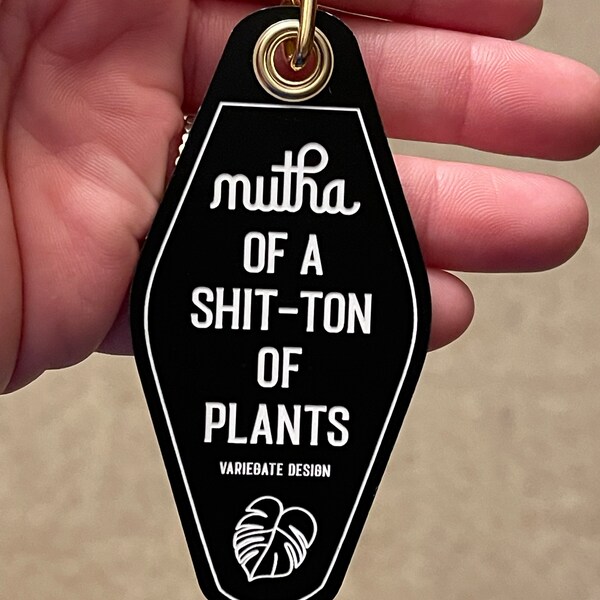 Plant Mutha Keychain - Etsy