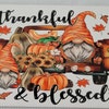 Thankful Blessed Gnomes Truck Png, Sublimation Designs Downloads, Fall ...