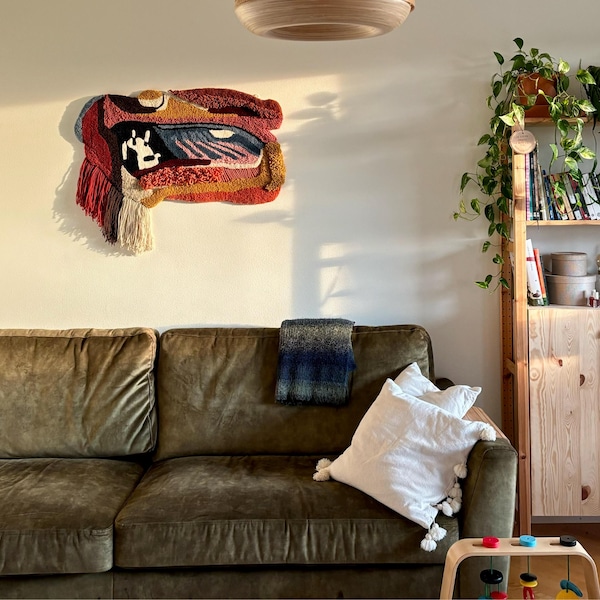 Desert Dune Tufted Wall Rug - Etsy