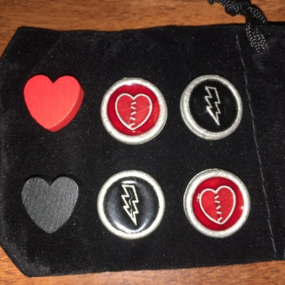 16 Health Point / Action Point Tokens , HP/AP Pieces for Board Games ...