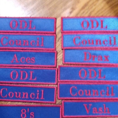 Custom Patch Iron on Patch Name Patch Personalized Name Tag Embroidered ...