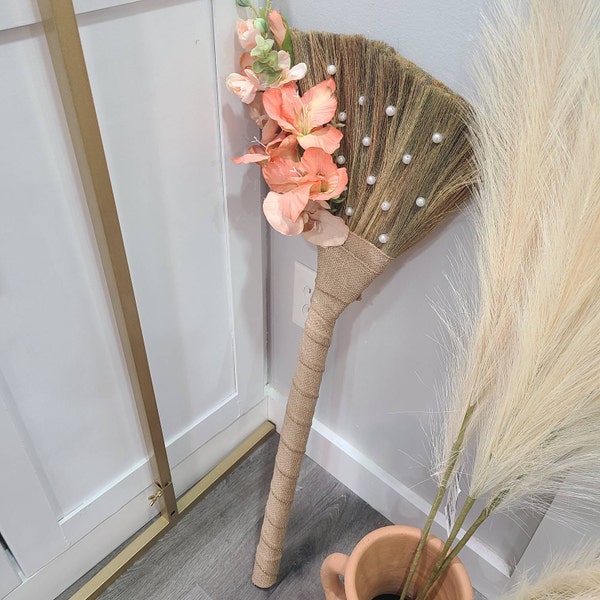 Custom Hand Made Wedding Broom in Your Color Choices _ African American ...