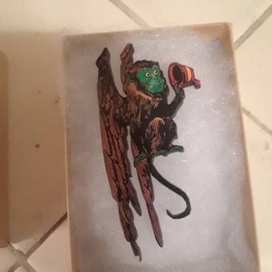 Flying Monkey Pin Wizard of Oz Pin Wooden Pin Stocking - Etsy