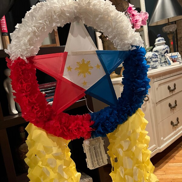 NO LIGHT, With Ring, Philippine Colors Traditional Parol , Filipino ...