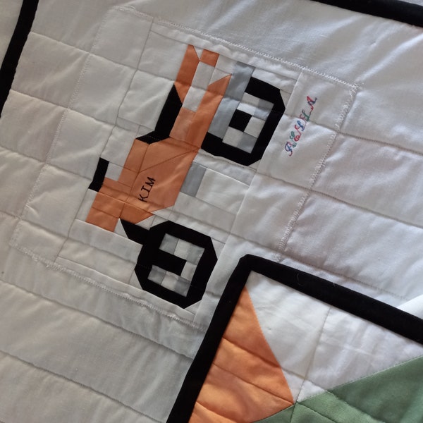 PDF Quilt Block Pattern – Motorbike – Vehicle Quilt - Etsy