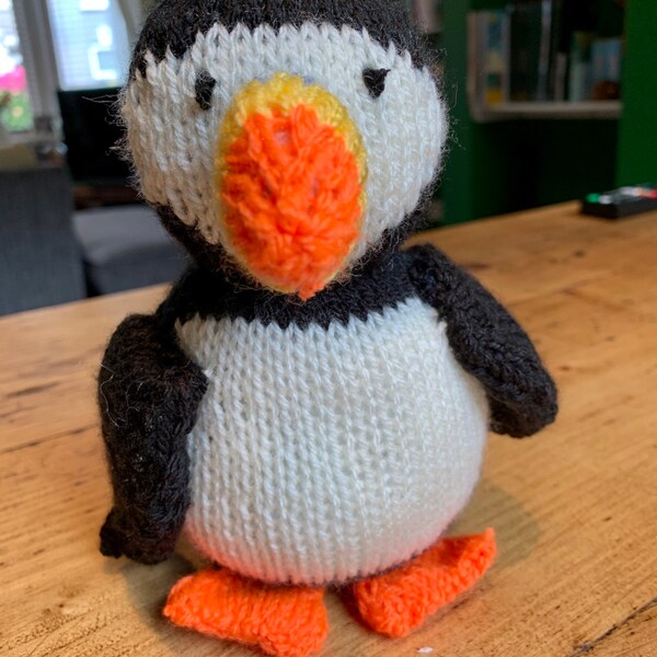 Puffin Knit Kit - All You Need to Knit a Cute Puffin - Barry the Puffin ...