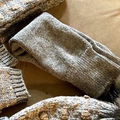 Over Knee %100 Merino Wool Socks Knit Wool Socks - Etsy