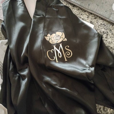 Front & Back Personalized Robes for Women, Add Text, Symbol or Monogram ...