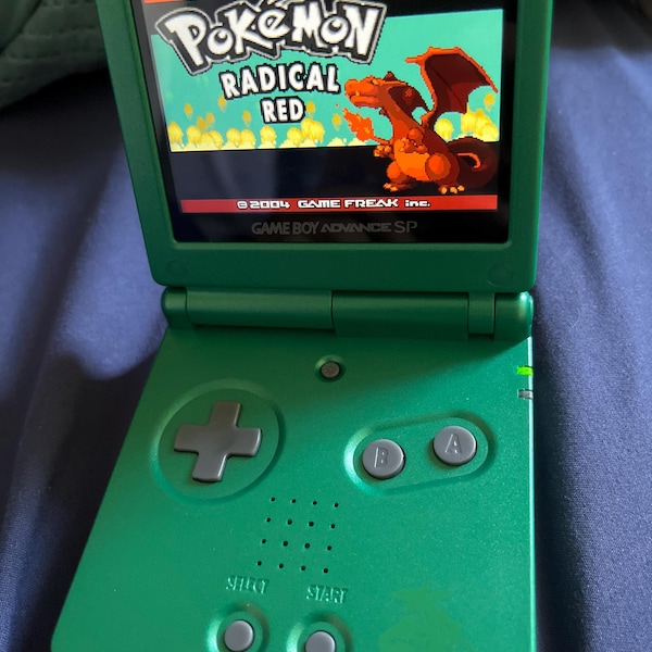 Lime Green Game Boy Advance GBA Console With Ips V5 Backlit LCD Mod - Etsy