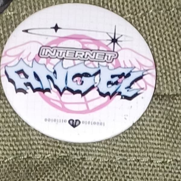 Y2K Internet Angel Devil 45 MM Button Badges / Webcore Aesthetic - Etsy
