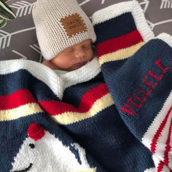 NEWBORN BEANIE | Baby Beanie | Welcome Baby Gift | Photo Prop | Birth ...