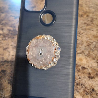 Custom Luxe Crystal & Pearl Embellished Phone Case, High End Quality ...
