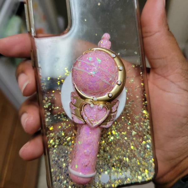 Glitter Holographic Rainbow Butterfly Popsocket Popgrip - Etsy