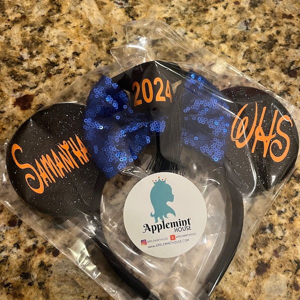 Graduation Hat Mickey Ears, 2025 Graduation Mouse Ears, Class of 2025 ...