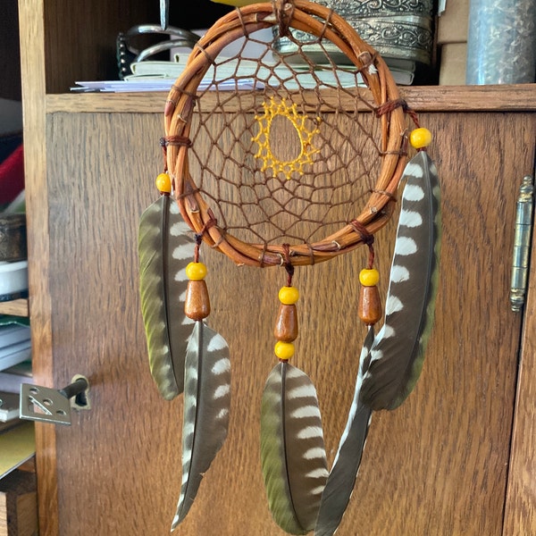 Ethical Antler Jewelry, Full Moon on Deer Antler Pendant, Brown Leather ...