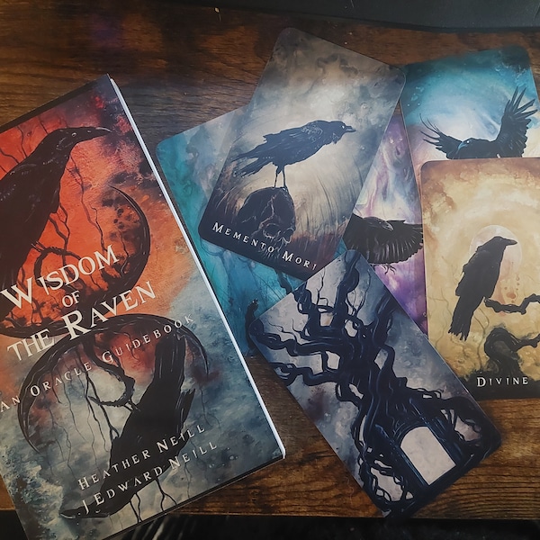 Wisdom of the Raven Oracle - 52 Card Deck Featuring Raven Art by J ...