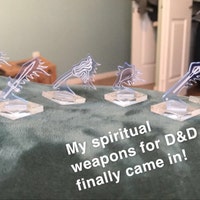 Spiritual Weapon Tokens Hand Weapons Mk.1 6 Varieties - Etsy Canada