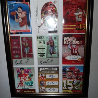 Patrick Mahomes 2017 NFL Gold Rookie Card Kansans City Chiefs Mint ...