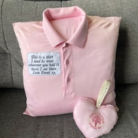 Memory Patch, X1 Memory Pillow Patch, Personalised Embroidered Memory Message Patch, Sew on ...