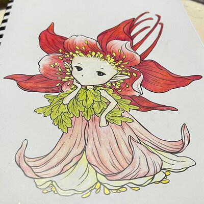 PDF Animal Sprites Coloring Book 12 Adorable Animal Sprite Elf Images ...