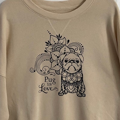 9 Style Pug Dog Mandala Zentangle SVG Pug Dog Svg Mandala - Etsy