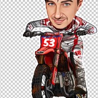 Personalized Cartoon Custom Large Motorcycle Keychain, Motorcycle ...