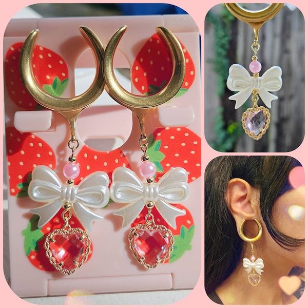 4g-25mm Sailor Moon Inspired Plug Earrings - Etsy