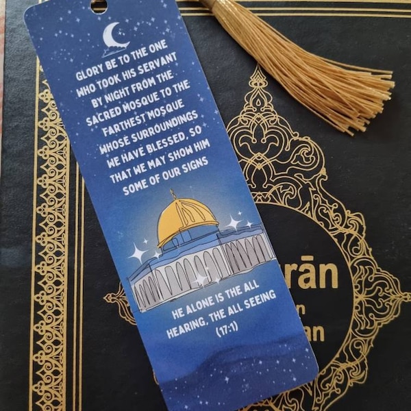 Al Aqsa Bookmark | Charity Bookmark | Dome of the Rock | Palestine ...