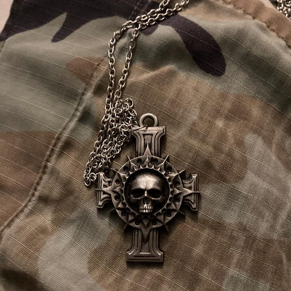 Inquisition Rosette Cross Pendent - Etsy