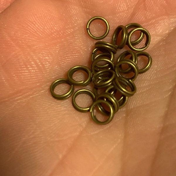 500 Pcs of Antique Bronze Iron Split Rings 5mm A2391 - Etsy