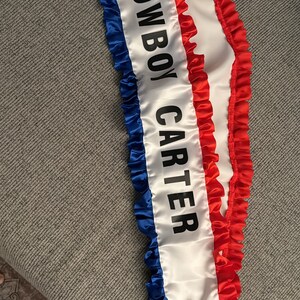 Cowboy Carter Sash (decal) (inspired) - Etsy