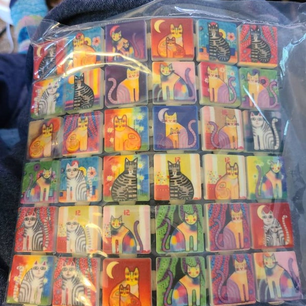 Funky Cats Art Design Cat Mosaic Tile Pieces - Ceramic Mosaic Tiles ...