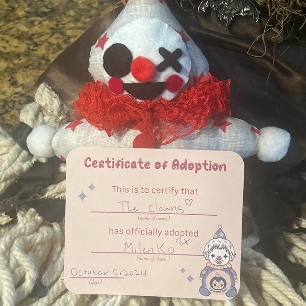 Pastel Sloth Jester Vinyl Sticker, Diecut, Clown, Clowncore, Circus ...