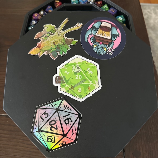 Gelatinous Cube D20 Sticker | RPG Sticker | Tabletop Gaming Sticker ...