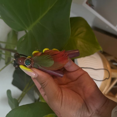 Kuripe Tepi Set Necklace Kuripe Made of Chonta Wood - Etsy