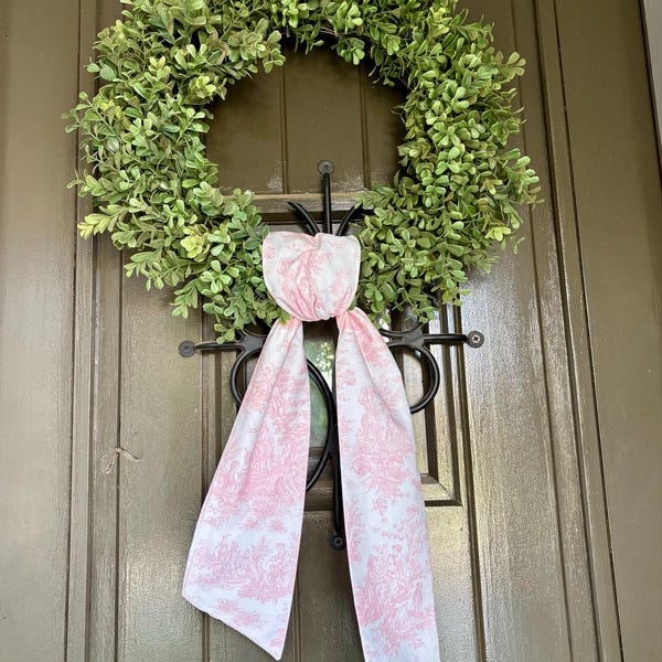 Christmas Paisley Sash, Blank Wreath Sash for Embroidery Scarf Wreath ...