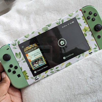 Nintendo Switch Skin // Watercolor Greenery Leaf Decal // Best Selling ...