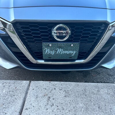 Classy Initial Printed Aluminum License Plate Custom Plate - Etsy