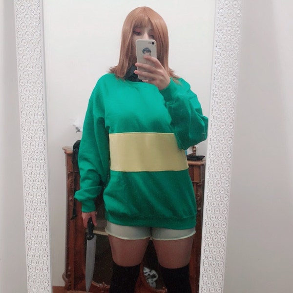 Chara Shirt, Undertale Shirt, Chara Sweatshirt, Costume, Cosplay Shirt ...