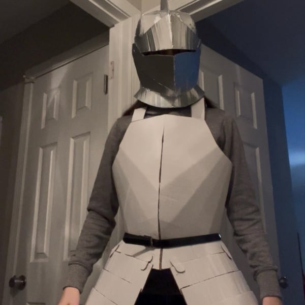 16th Century Knight Chestplate Cardboard Template Pattern - Etsy