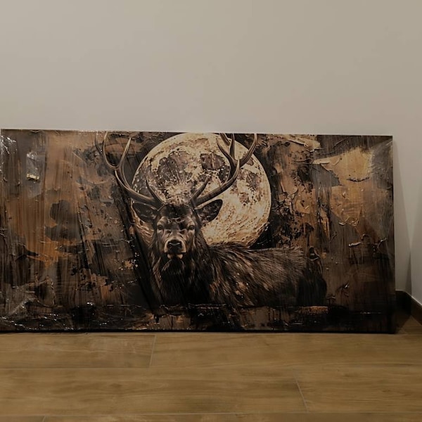 Abstract Blue Marlin Fish Canvas Print in a Painting Style, Blue Marlin ...